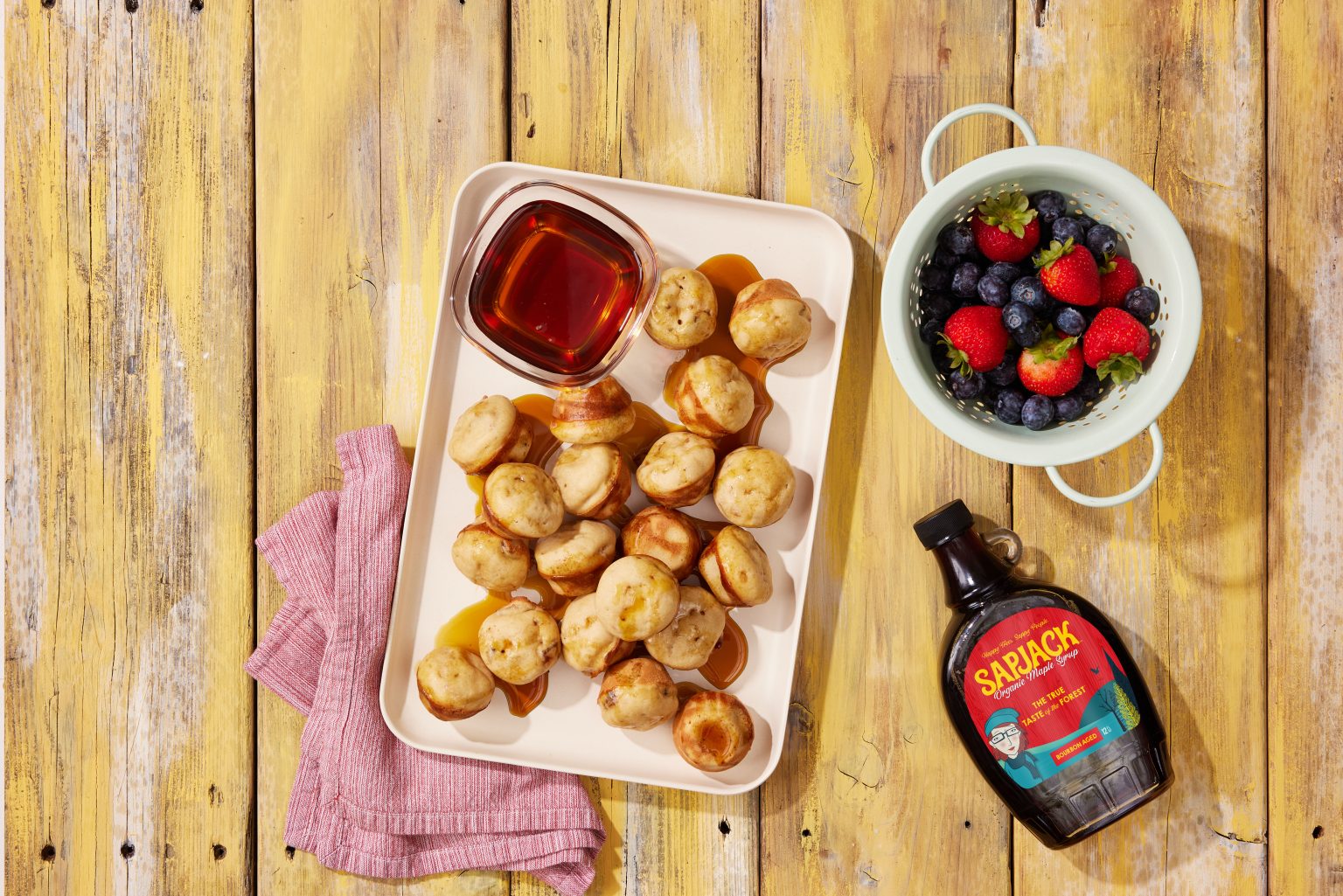Maple Bacon Pancake Bites Recipe - SAPJACK